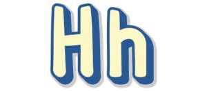 Trace the Letter H | Alphabet Tracing | Lazy Worksheets