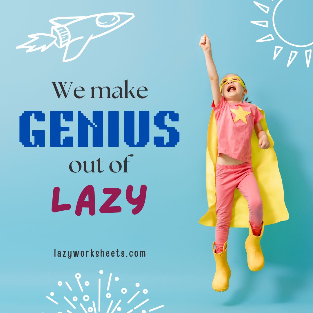 Lazy Worksheets - Free Downloadable and Printable Worksheets