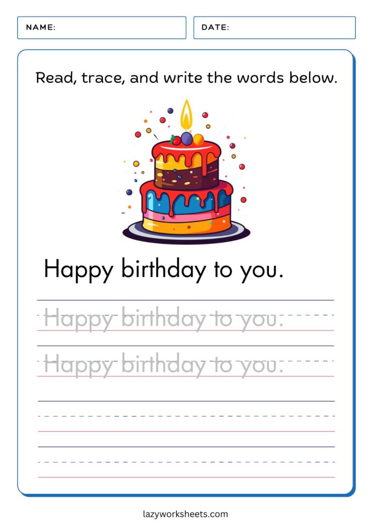 Write Simple Sentences Worksheets | Free Writing Sheets for Kids