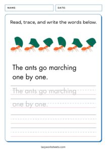 Write Simple Sentences Worksheets | Free Writing Sheets for Kids