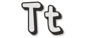 Trace the Letter T | Free PDF Tracing Sheets | Lazy Worksheets