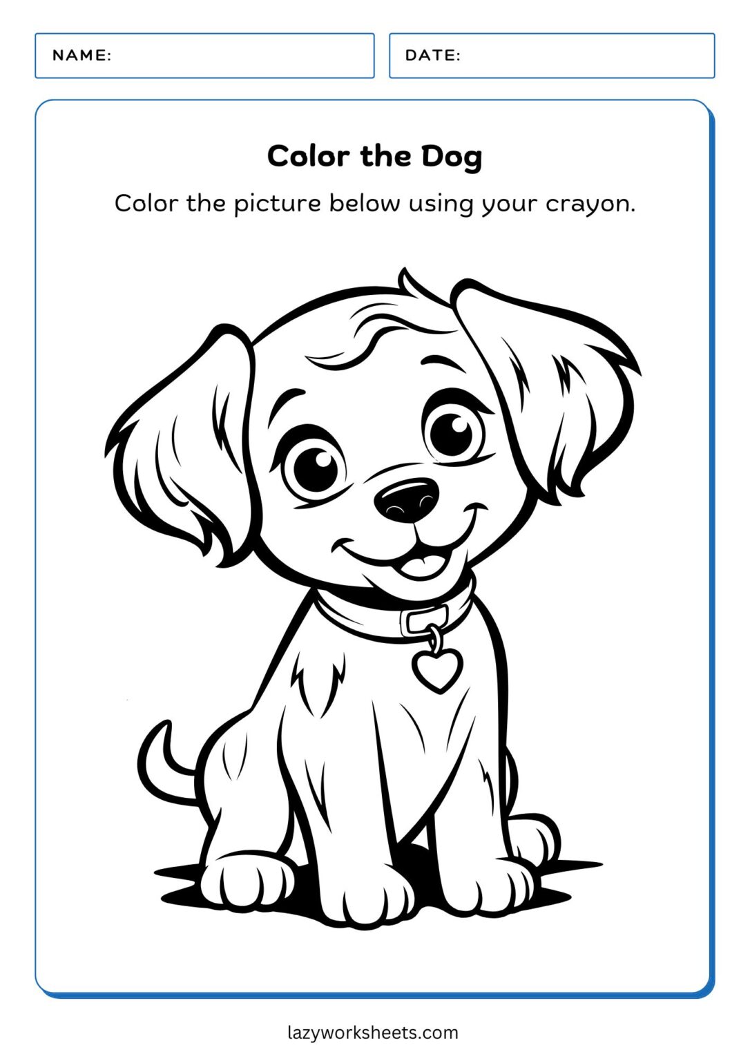 Color the Animals Worksheets | Free PDF Sheets