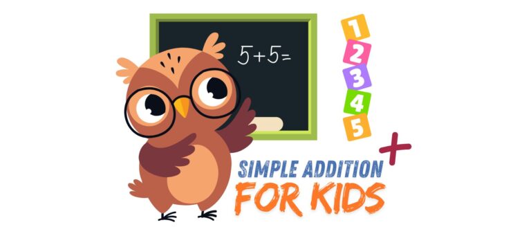 Simple Addition for Kindergarten | Free PDF Sheets